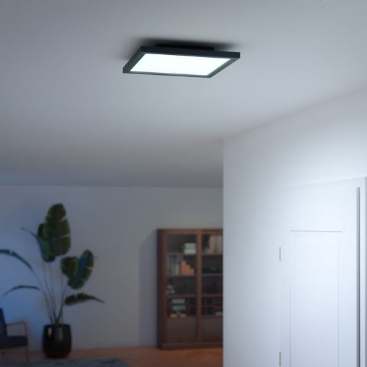 Aurelle square white LED panel light 60 x 60 cm | Philips Hue UK