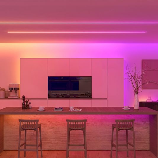 Indoor and outdoor LED strip lights comparison | Philips Hue UK