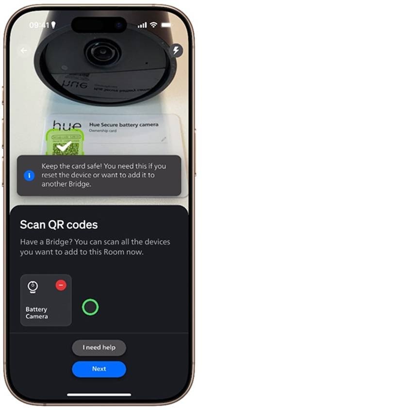 How to set up a Secure wired or battery camera | Philips Hue