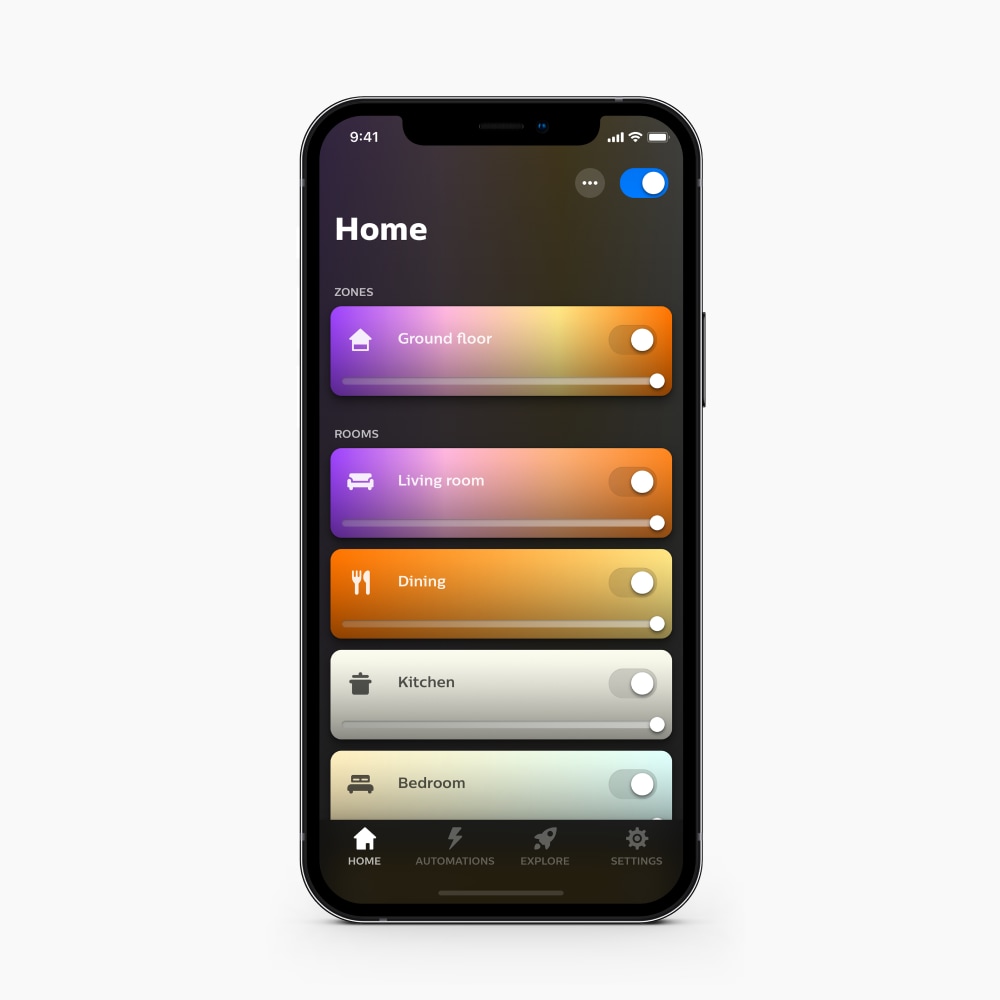 Kontrol Pencahayaan Pintar dengan Philips Hue App | Philips Hue ID